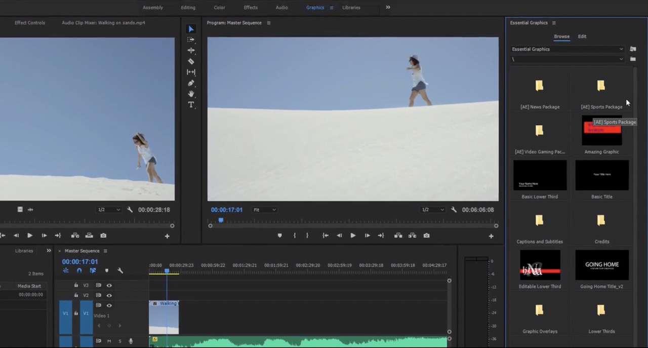 Create a new title - Template Premiere Pro Free