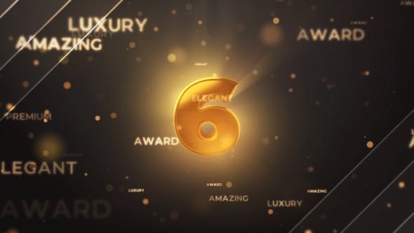 Gold Countdown Intro - Template Premiere Pro Free