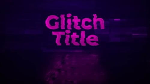 Glitch Transform Intro Title - Template Premiere Pro Free