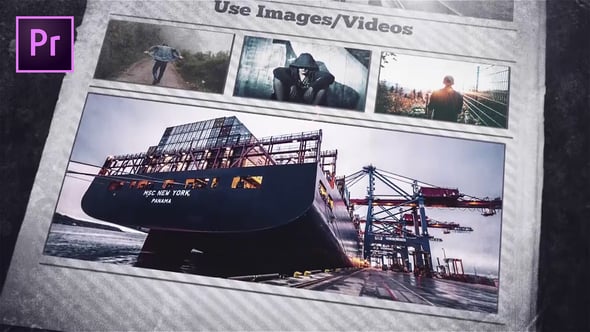 Newspaper Openers - Template Premiere Pro Free